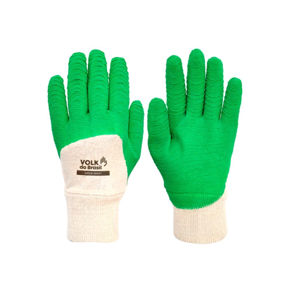 LUVA NITRILON GREEN SMART VOLK - CA 46819 - UNIFRAN