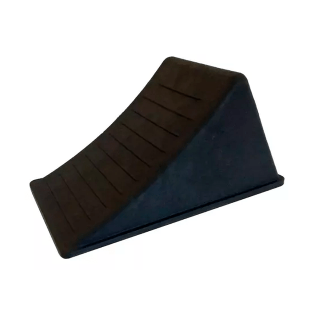 CALÇO DE BORRACHA NBR P/ RODAS DE CAMINHAO MED. 26X15X15CM 2.8KG - UNIFRAN